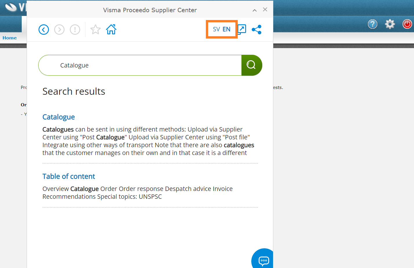 User guide in Supplier Center